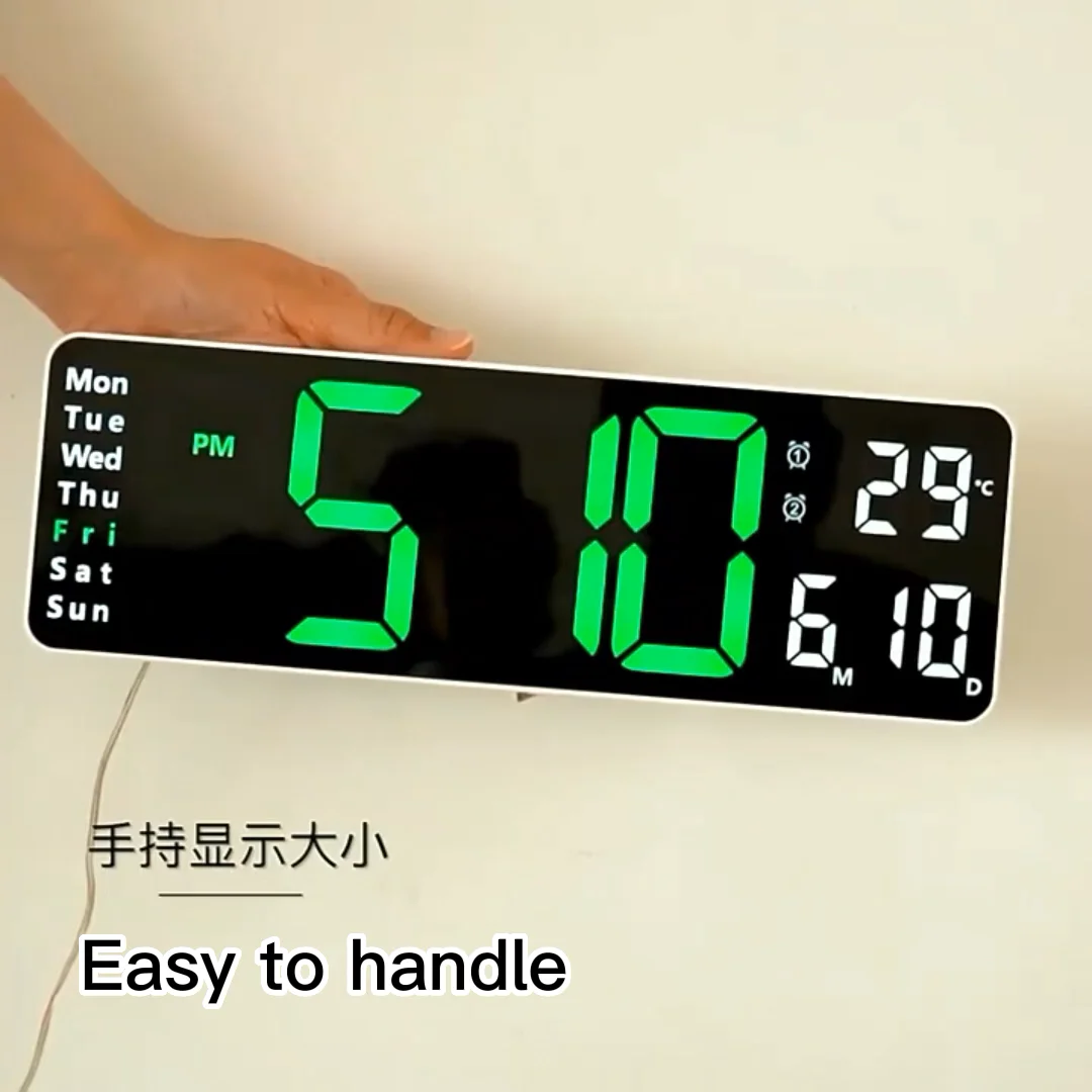 Multifunctional Large Screen Remote Control Digital Led Simple Wall ...