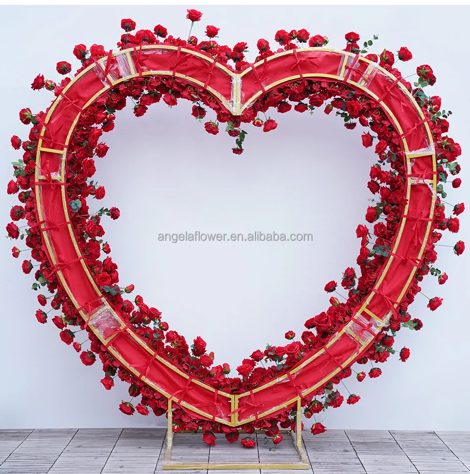 Floral Arrangement with Cloth Base - Decor Wedding Backdrop