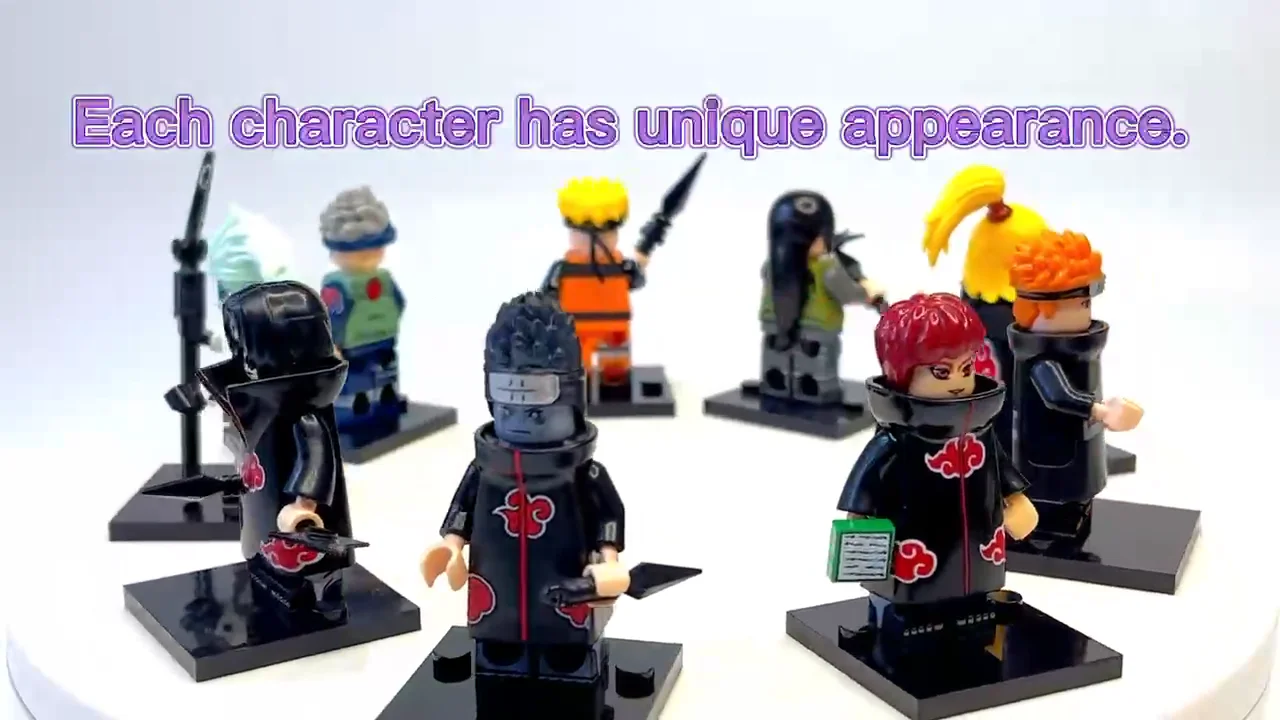 New Uchiha Zetsu Uzumaki Gaara Mini Japanese Anime Action Building ...