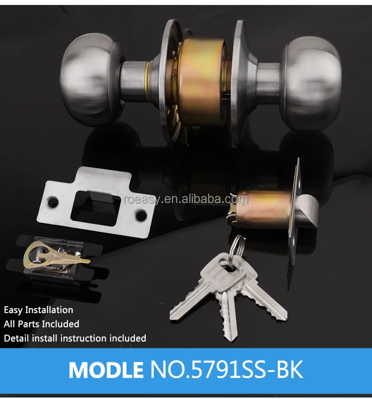 Roeasy Hot Sale Modern Design North American Cylindrical Ball Door Knob ...