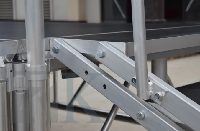 Mobile aluminum adjustable stage system for concert| Alibaba.com