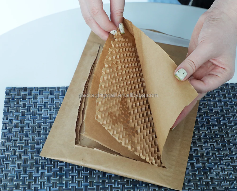 Biodegradable Honeycomb Mailer Shipping Packaging Paper Padded Cushion ...
