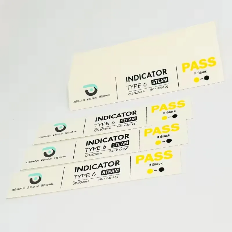 Class 6 Chemical Autoclave Disposable Chemical Steam Indicator Strips ...