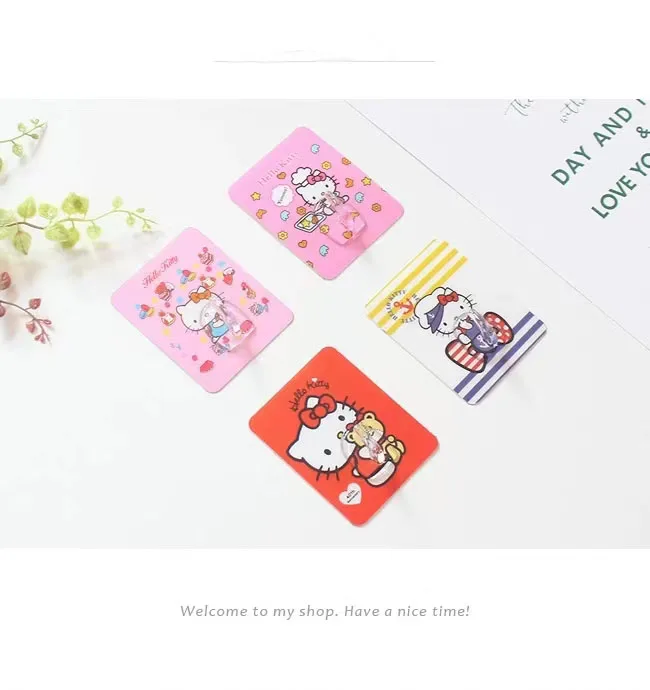 ANA Hook Hello Kitty Wall Mounted Reusable Adhesive Traceless Hook Cute ...