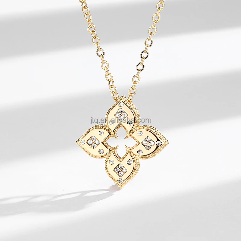 New Fashion 2pcs/set 18k Gold Plated Copper Clover Cuff Earrings ...