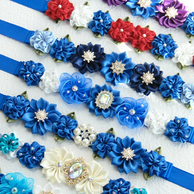 Handmade Diy Custom Ballet Hair Ribbons Adults Children Flower Headwear ...