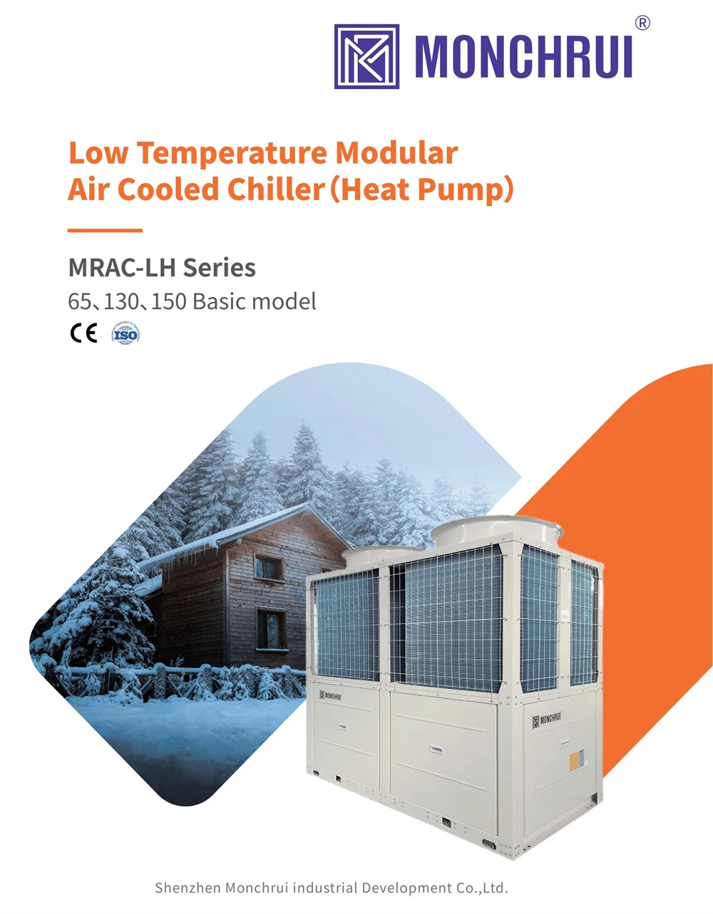 Low Temperature Industrial Process Chiller Module Cooling System Scroll ...