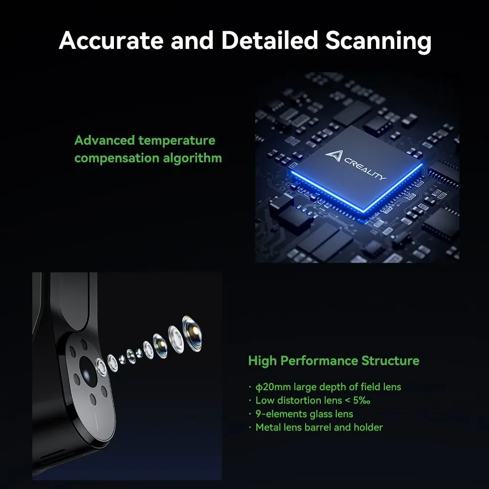 Creality Cr-Scan Raptor 3D Scanner - Precision & Speed