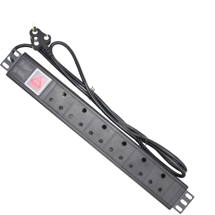 Oit Hot Selling 1.5u Ethernet Pdu South Africa Socket Standard 6 Outlet ...