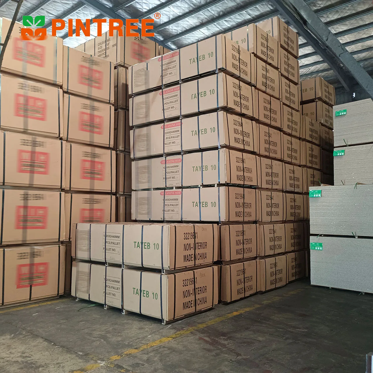 Osb Panel Laminated Board Melamine Laminated Particle Osb Lsb Board ...