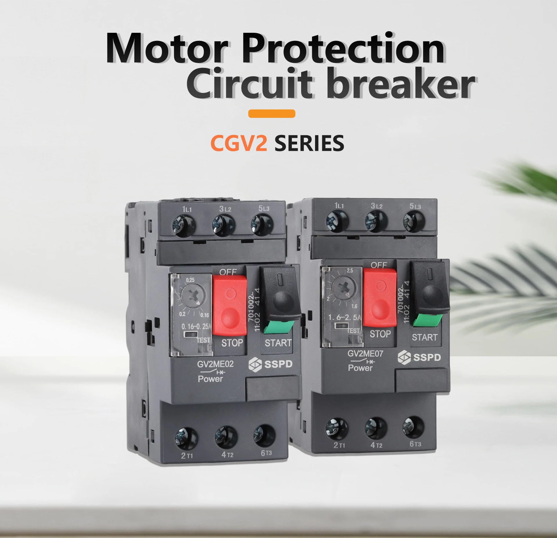 SSPD Mpcb Motor protection Circuit Breaker GV2-ME20 3P 20A for Electric ...