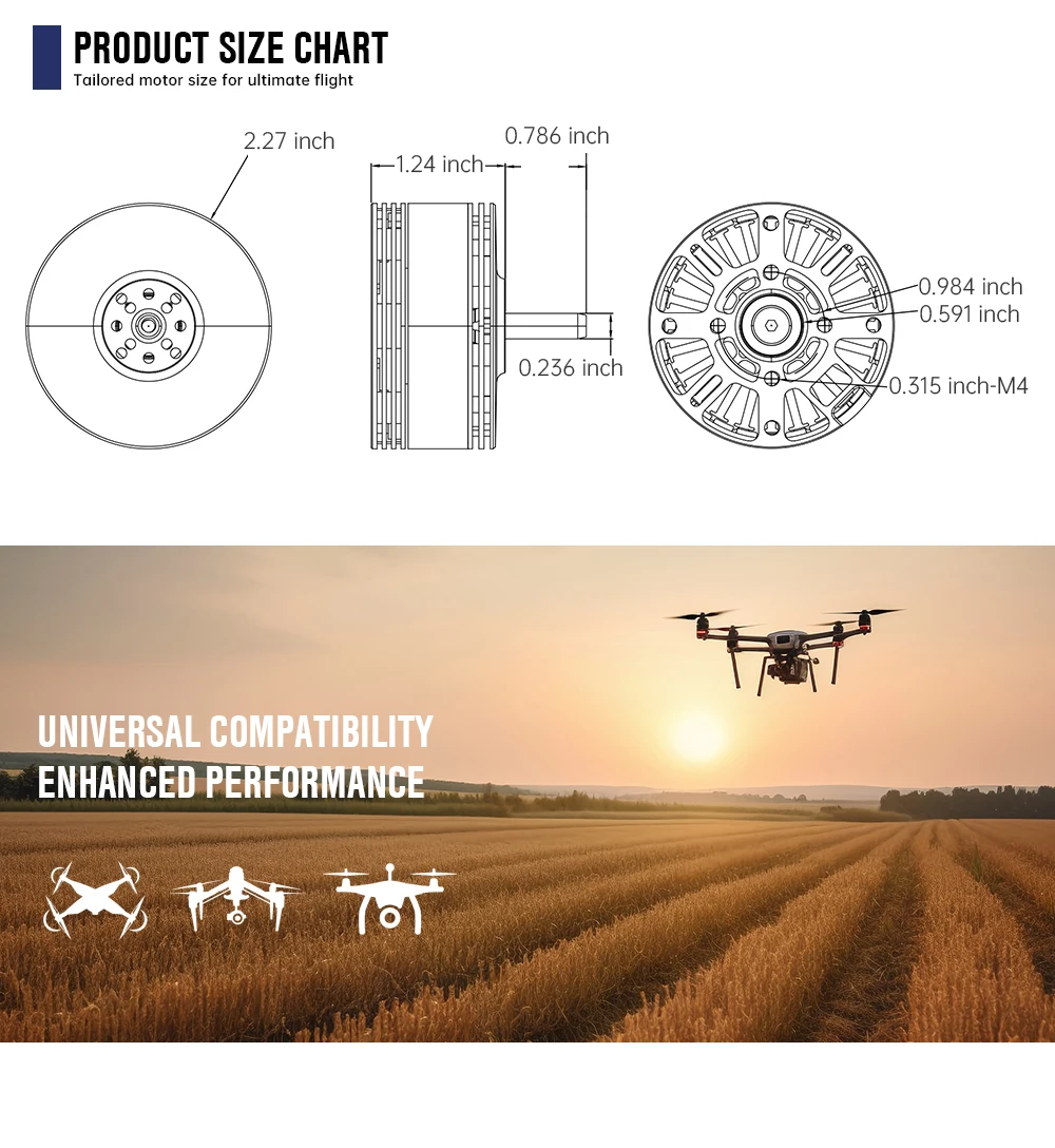 5010 Brushless Motor for the Long-range Inspection Mapping Drone ...