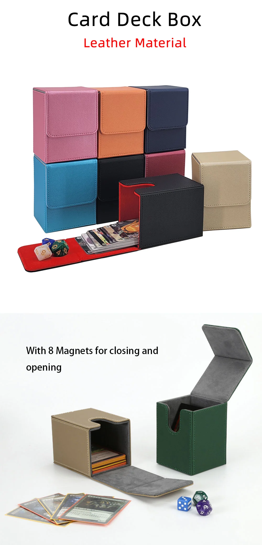 Secure and Stylish Card Deck Boxes for MTG Commander Decks