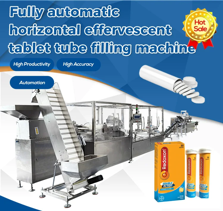 High Speed Healthcare Effervescent Tablet Tube Counting Filling And ...