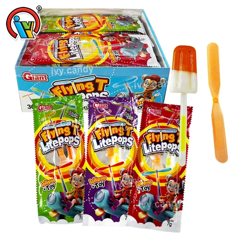 Flying Toy With Ice Cream Glow Stick Lollipop Candy Importer - Buy ...