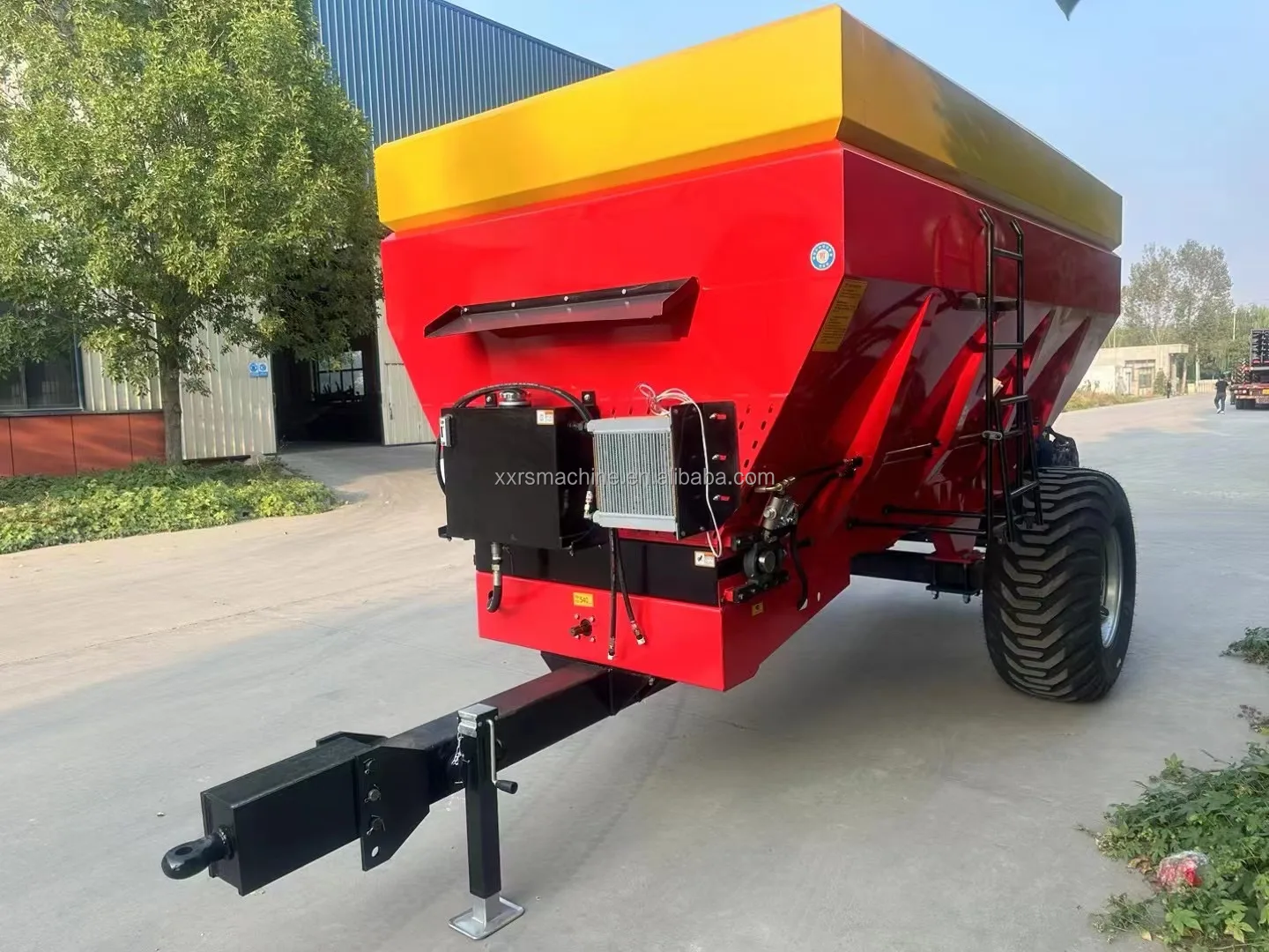 Tractor Trailed Granular Organic Fertilizer Manure Compost Lime Muck ...