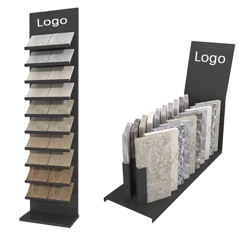 Bevis Factory Customized Metal Marble Slabs Display Rack