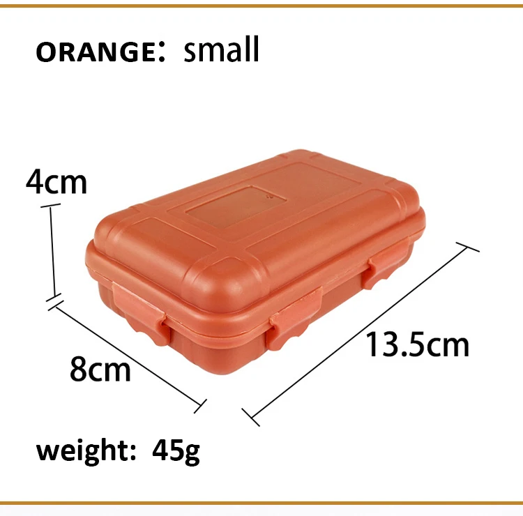 * Waterproof Sealed Storage Box Survival Box Edc Tool Outdoor Camping ...