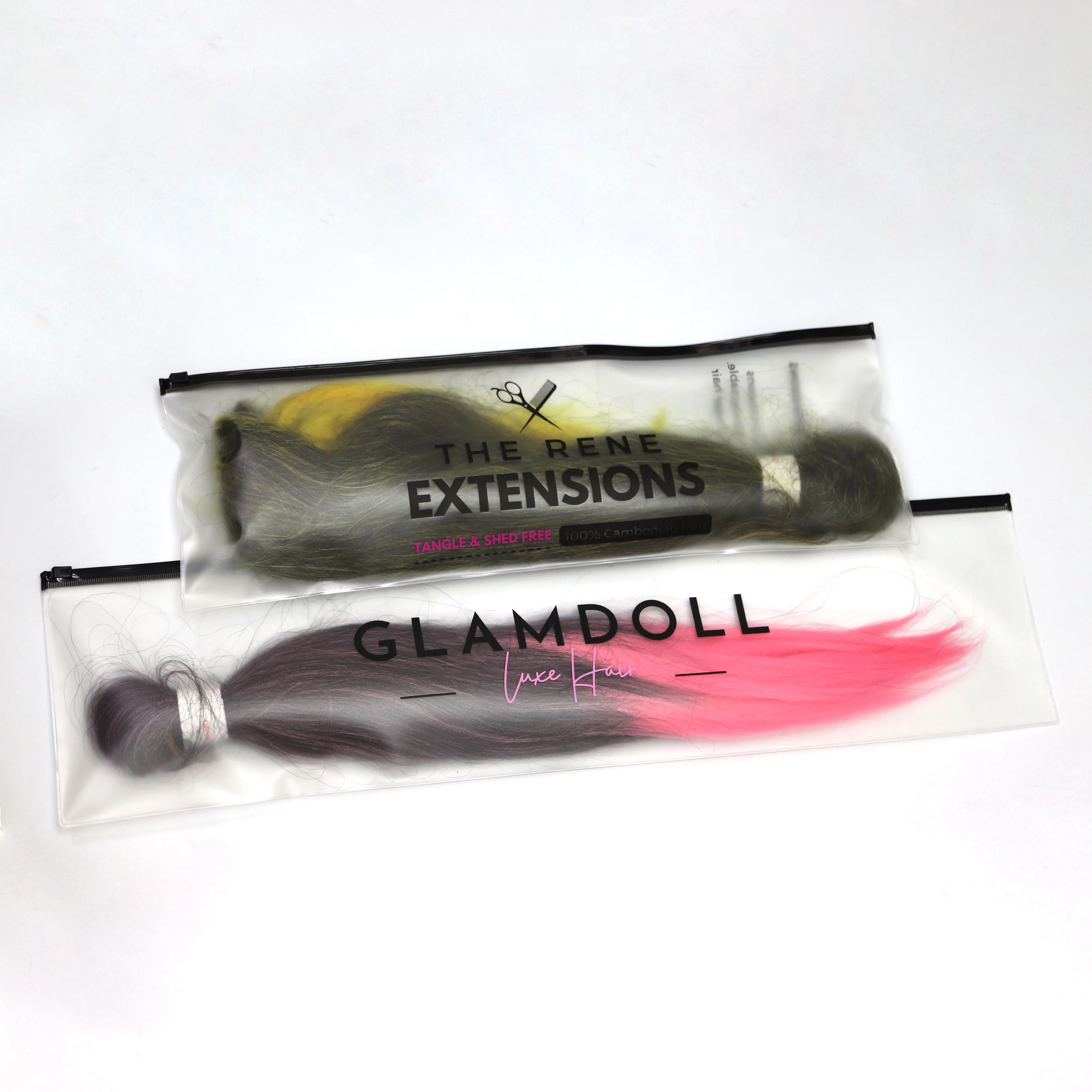 Custom Zipper Pouch - Dust Proof Hair Extensions Storage