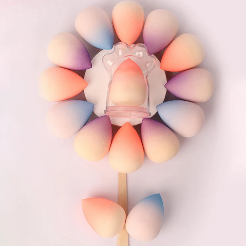 4pcs/ Box Makeup Sponge Blender Beauty Egg Cosmetic Puff Foundation ...