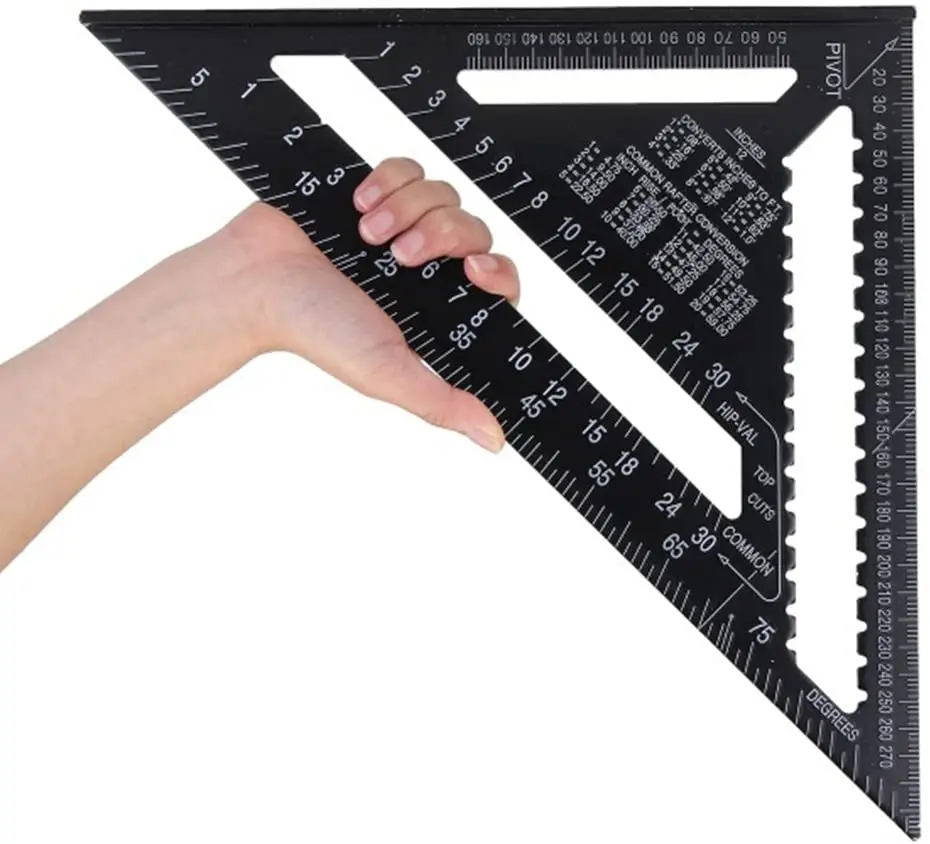 12 inch Folding Triangle Square Ruler,Goniometer Triangle Square Ruler ...