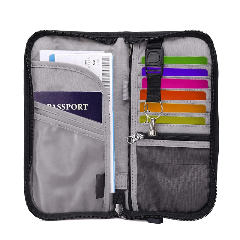 Premium Family Travel Document Organizer Case Porta Pasaportes Familiar ...