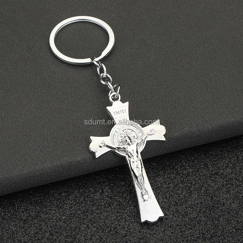 Catholic Christian Religion Jesus Retro Cross Tassel For Men Women Gift ...