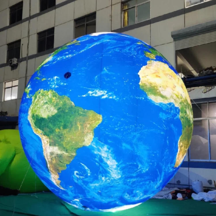 Customized Event Decoration Inflatable World Globe Inflatable Planets ...