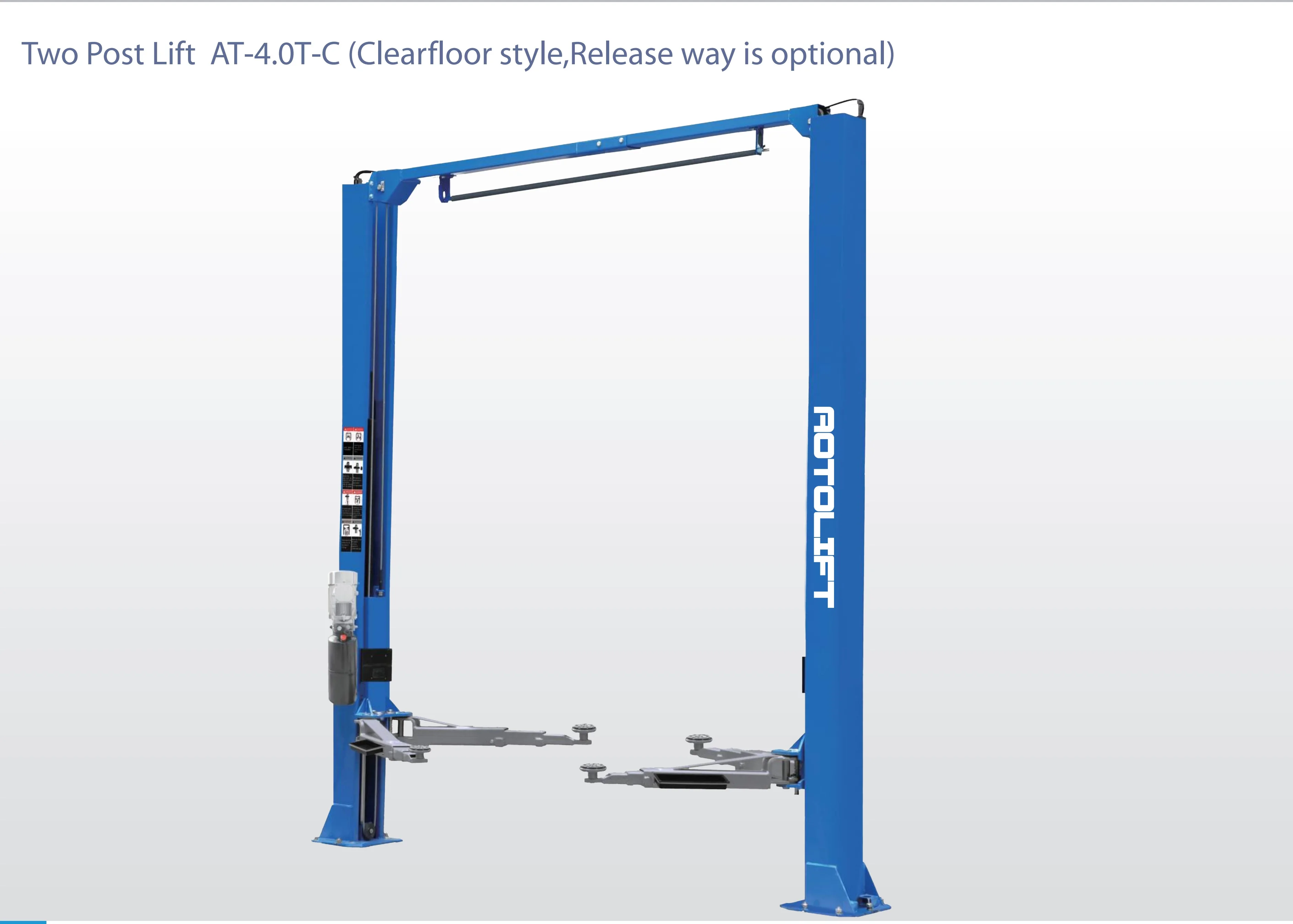 4000kg Garage Car Lifting Equipment Two Post Lift 2 Column Vehicle ...
