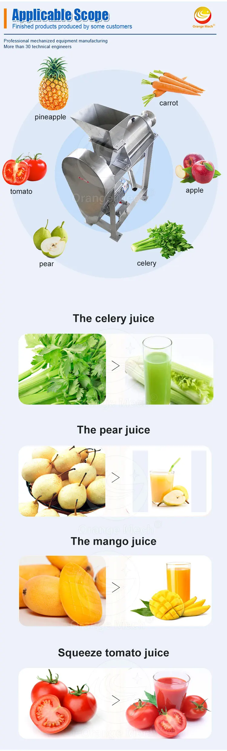 ORME Fruit Calamansi Juice Extraction Machine - High Efficiency