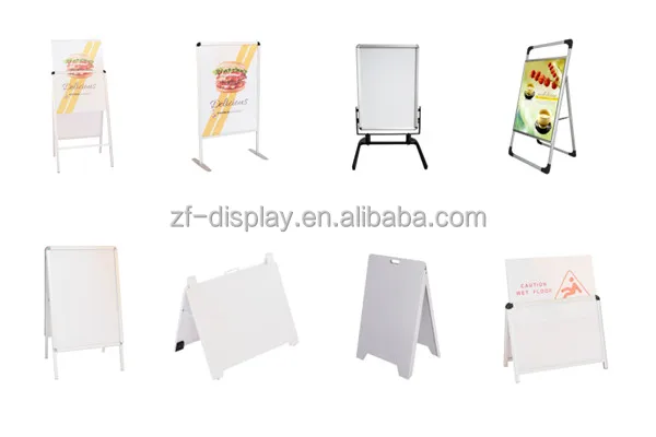 A Frame Menu Board Stand Poster Board a Sidewalk Sign for Advertising ...