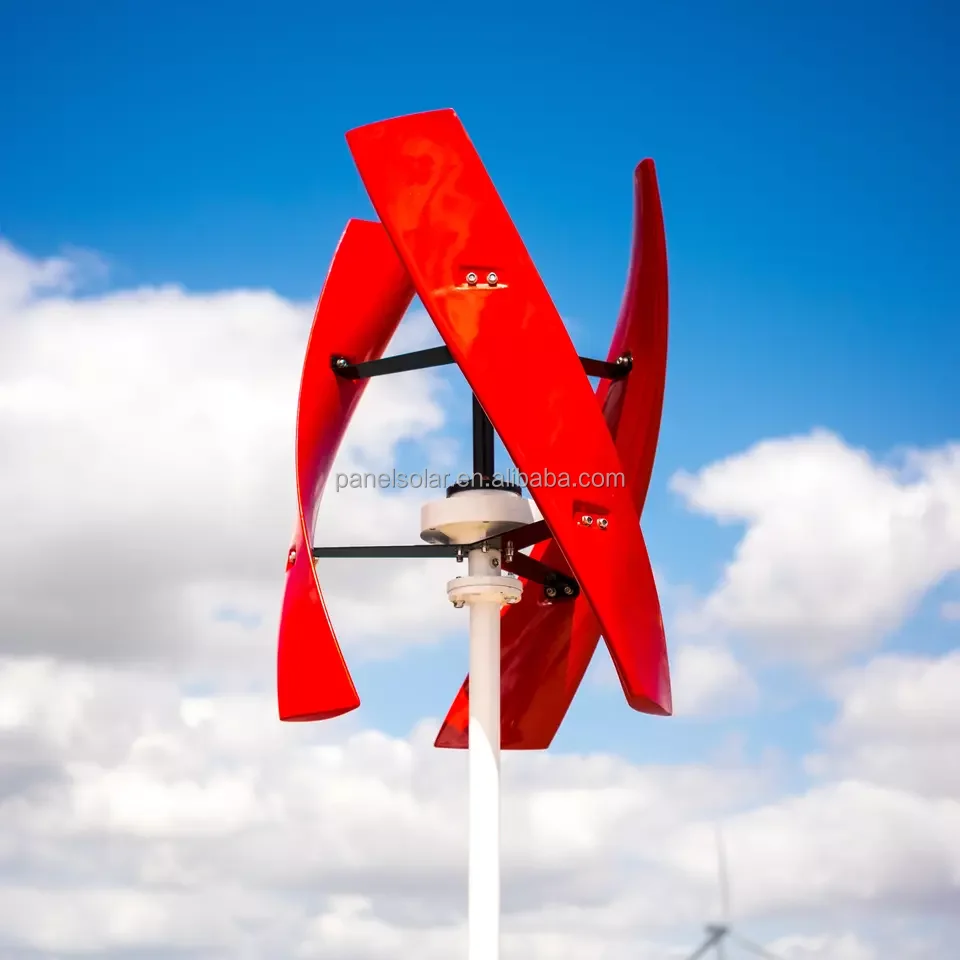 600w Residential Vertical Wind Turbine For Wind Solar Hybrid With ...