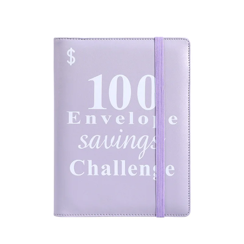 100 Envelopes Saving Challenge Binder Card Book, A5 Money Saving Budget ...