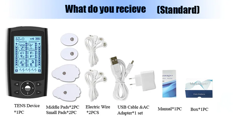 TENSES Electronic Pulse Digital Tens Medical Product Ems