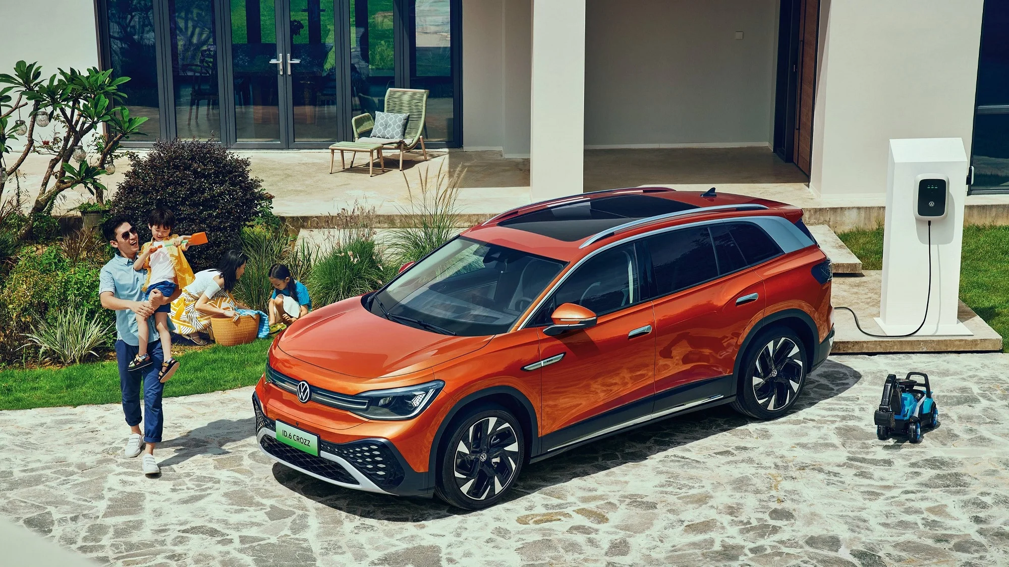 Vw Id6 Crozz Prime Ev,6 Asientos Con Bomba De Calefacción Para Coche ...