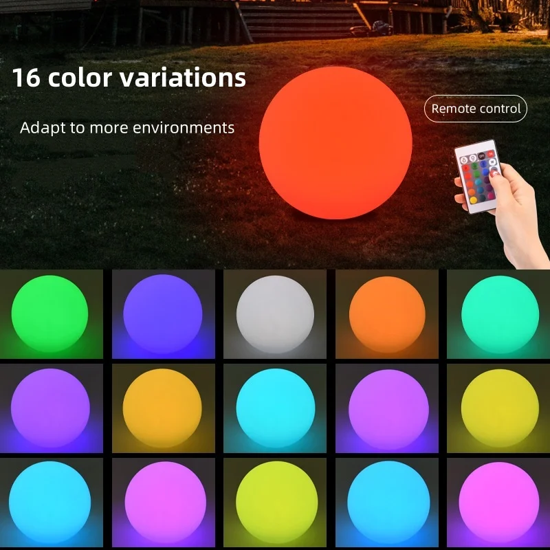 Outdoor Atmosphere Landscape Lamp Garden Ball Light Holiday Show ...