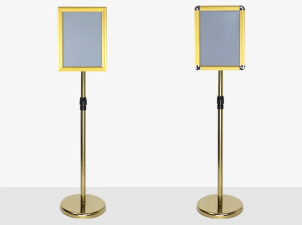 Adjustable Poster Stand Floor Standing Sign Holder Notice Stand Sign ...