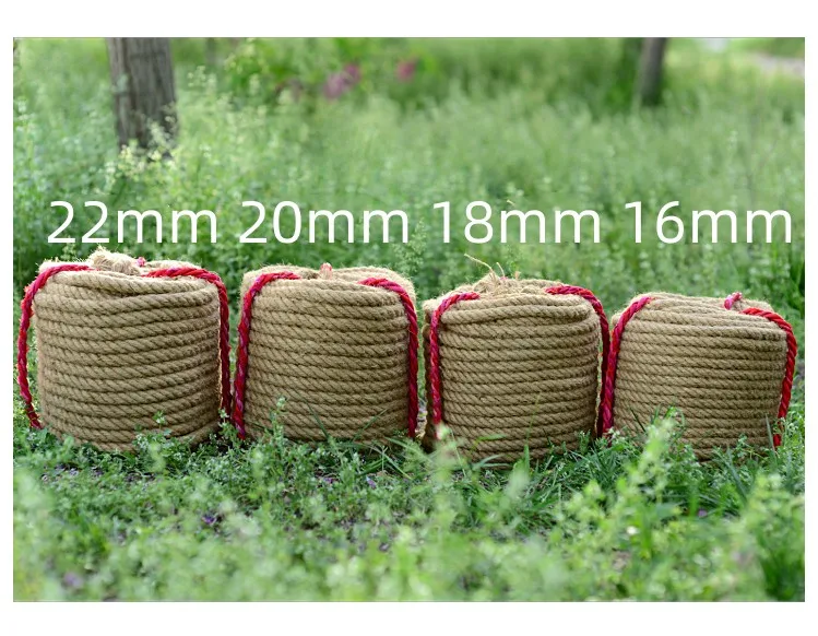 Natural Jute Rope - Durable and Versatile Twisted Hemp