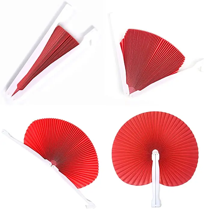 Sustainable Folding Handheld Fans - Perfect for Weddings