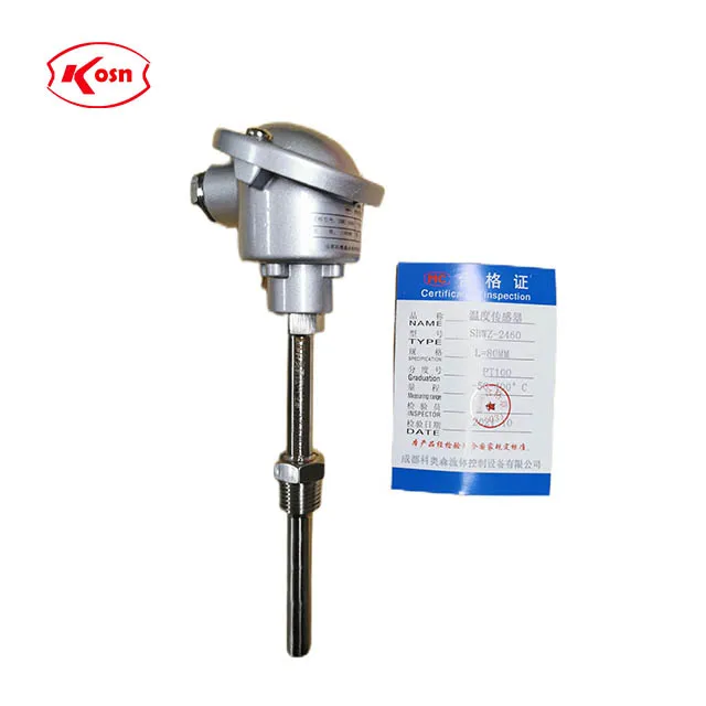 PT100 Integration Thermal Resistance Customizable Temperature Sensor ...