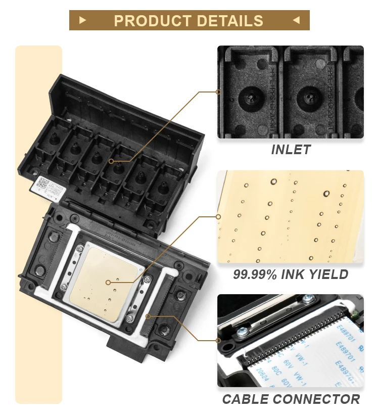 Genuine XP600 Print Head Adapter Manifold Kit New Condition with 4 ...