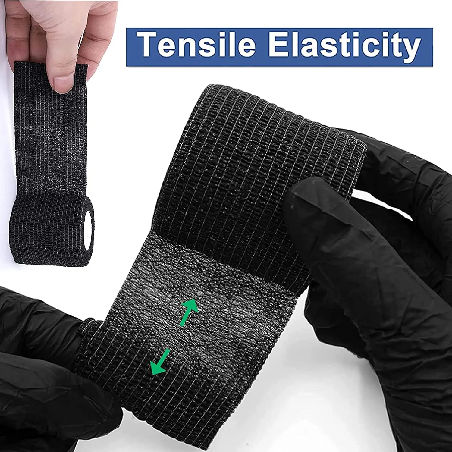 Custom Logo Printed Adhesive Bandage Roll - Elastic & Waterproof