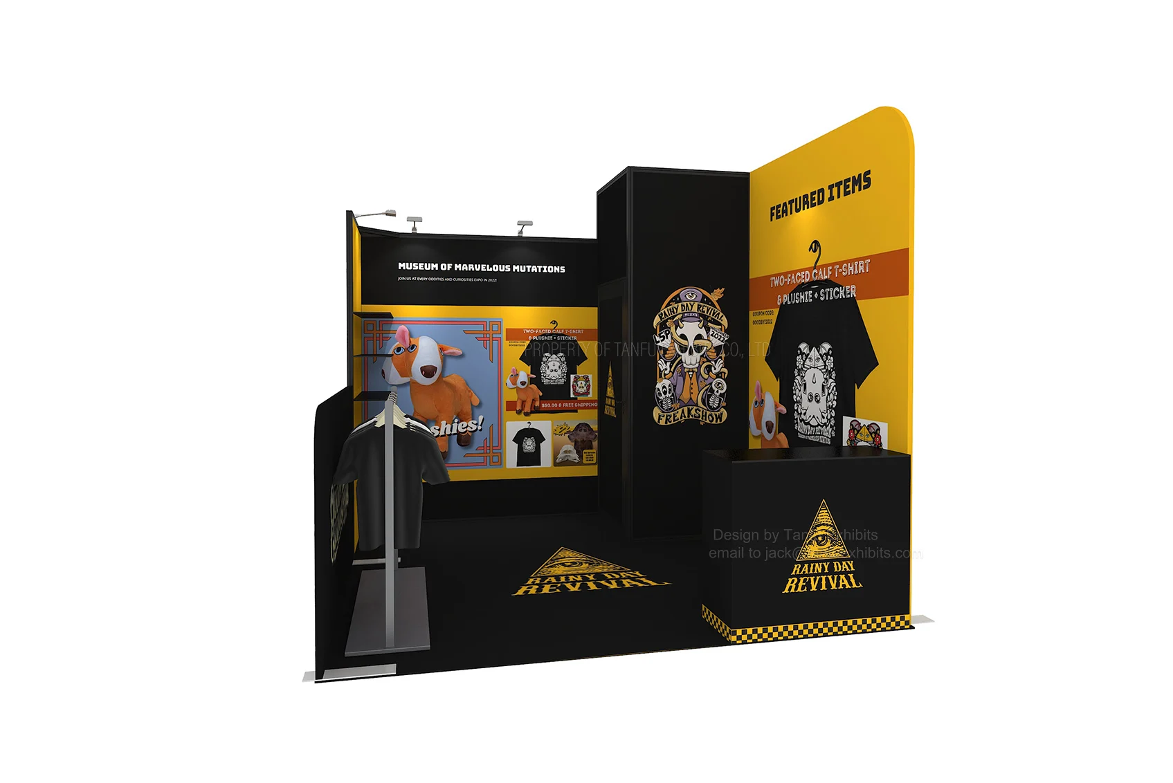 Custom Portable Trade Show Booth Design & Executing for Events