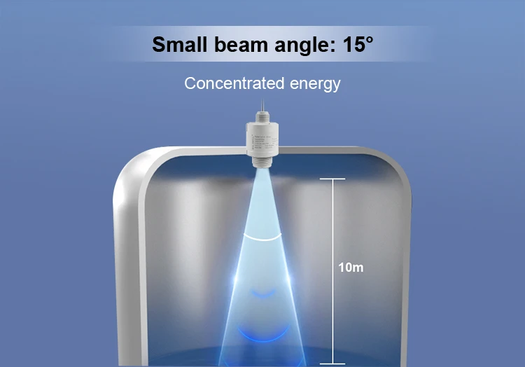 Non Contact Milk Adblue Liquid Water Level Detector tank radar Level ...