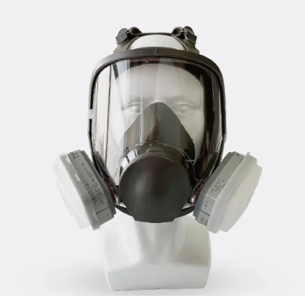 Full Face Gas Mask With Double Filters Respirator 6800 Gas Mask - Buy M ...