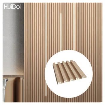 Modern Design Decorative Wood Grain Texture Easy To Install Indoor Wpc ...