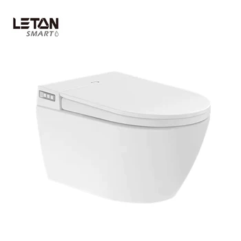 Back To Wall Mounted Wc Luxury Rimless Automatic Flush Bathroom ...