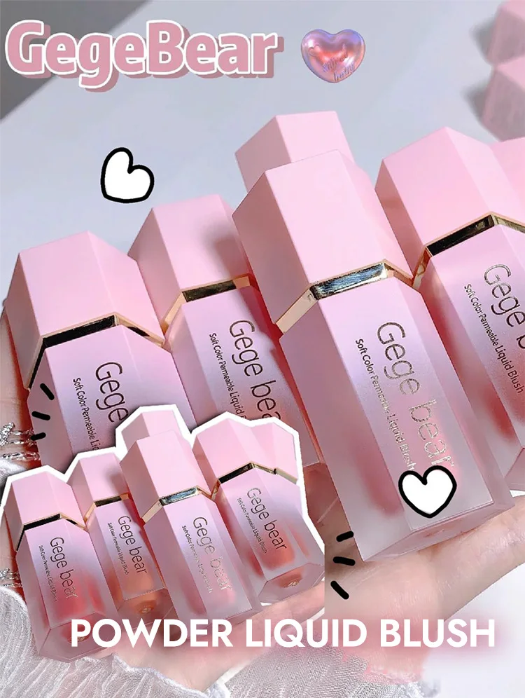 Gege Bear Soft Color Liquid Blush - High Pigmented Matte