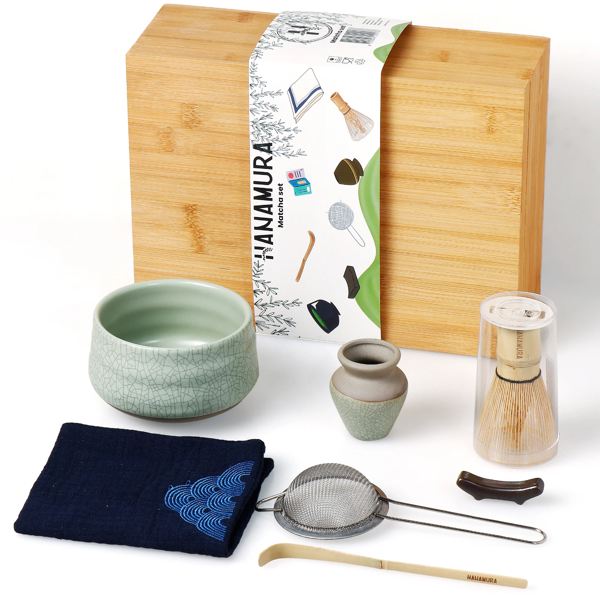 Ceremonial Grade Matcha Chasen Set - Eco-Friendly Tea Whisk