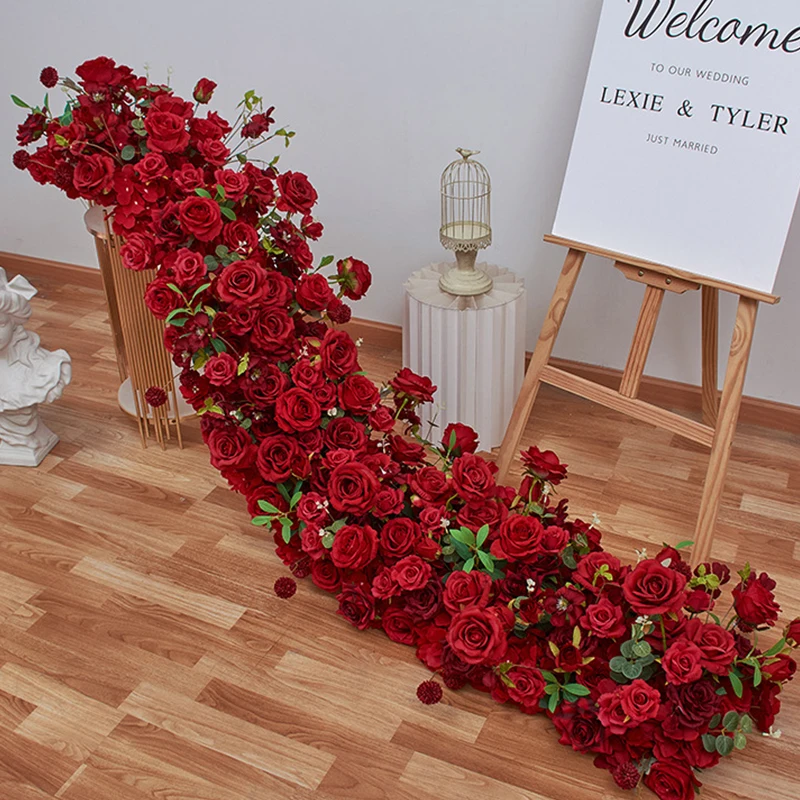 Customized Rose Flower Runner - Perfect for Wedding Decor